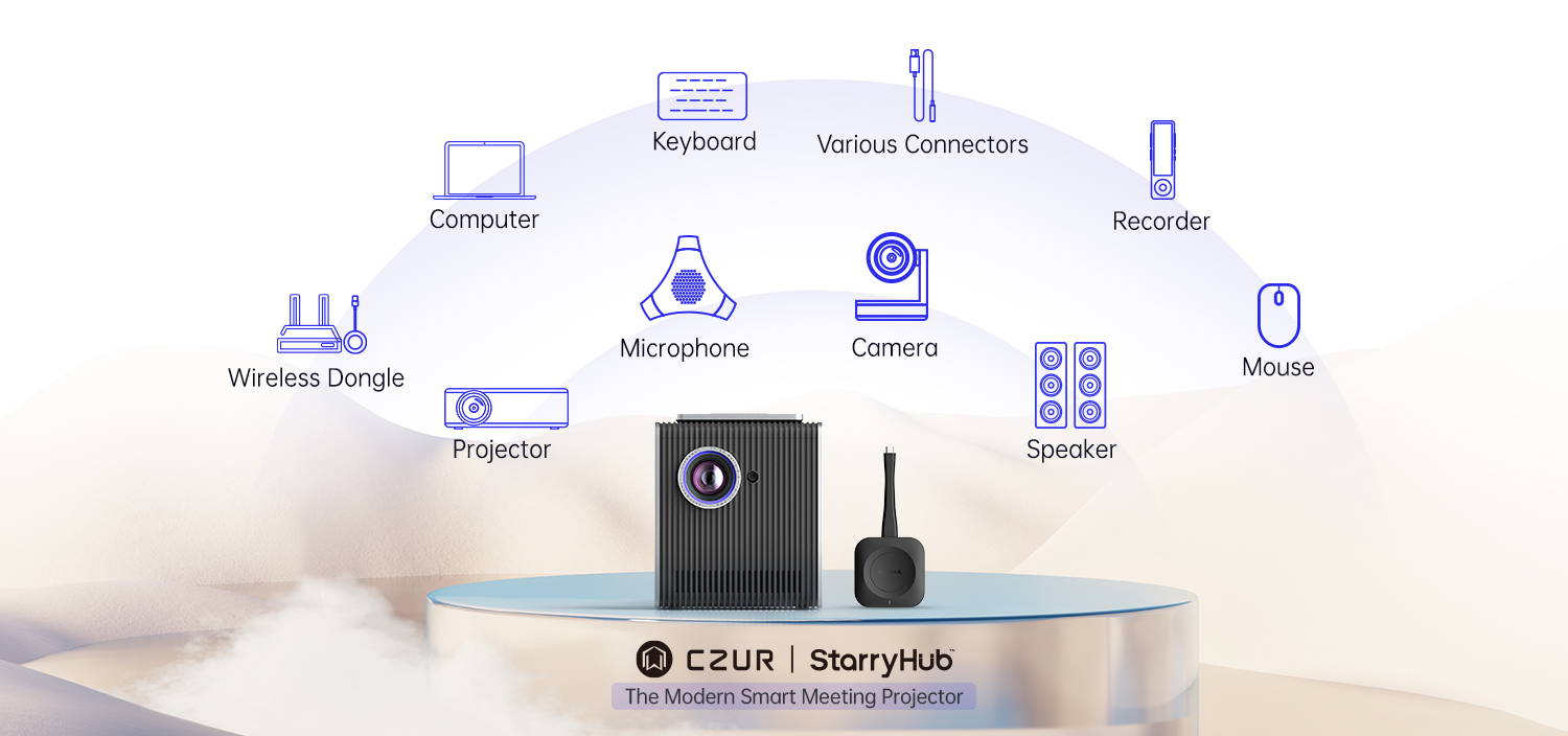 CZUR StarryHub|All In One Modern Meeting Room Projector – CZUR TECH